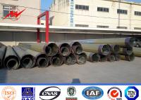 China Conical 220 KV Dodecagonal 20M 12 KN Steel Utility Pole with Cross Arm for sale