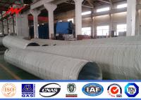 China Gr50 8mm 70 FT Steel Electrical Power Pole With Galvanization Painting for sale