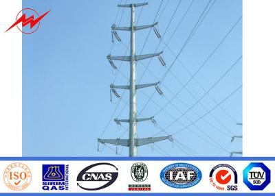 China Q345 Bitumen Electrical Power Pole Polygonal Distribution Arms Available for sale