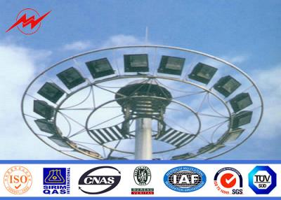 China Anti - Corrosion Round High Mast Pole with 400w HPS lights Bridgelux Chips for sale