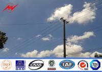 China Eco - Friendly Steel Lattice Transmission Tower 11m 500dan Steel Tubular Pole IP65 for sale