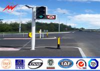 China 5m Powder Coating Gr50 LEDTraffic Light Signals , Driveway LED Stop Lights for sale