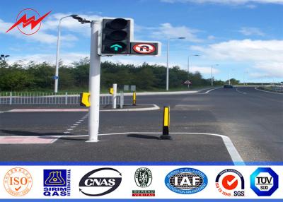 China 5m Powder Coating Gr50 LEDTraffic Light Signals , Driveway LED Stop Lights for sale