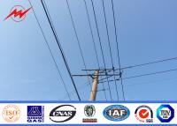 China High Voltage Electrical Power Pole Telescoping Pole Customized Powdered Painting for sale