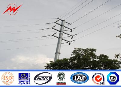 China Conical 12.20m Pipes Steel Utility Pole For Electrical Transmission Power Line for sale