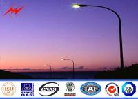 China Highway Polygonal Street Light Poles Single Arm Outdoor Pole Square for sale