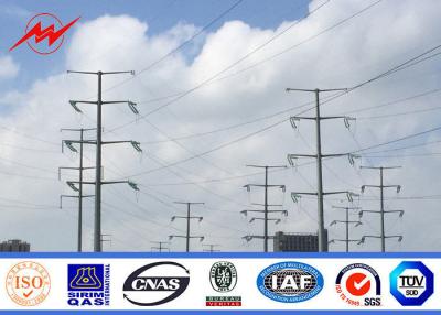 China 18m 300-1000KG Design Load Steel Power Pole for High Voltage Transmission for sale