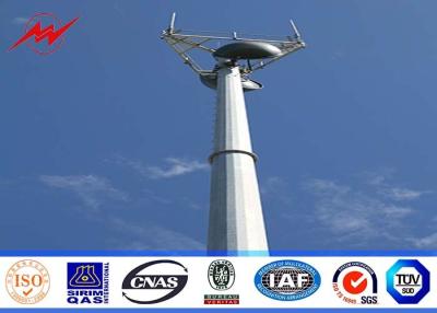 China Professional Galvanized Mono Pole Tower Conical Shape With Anchor Bolt for sale