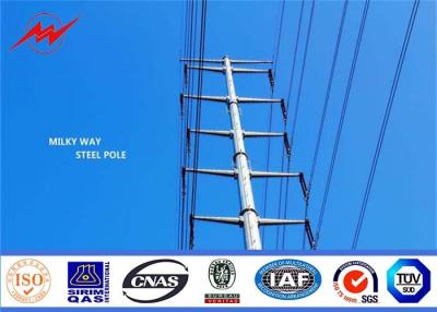 China 20FT 25FT 30FT Galvanization Electrical Power Pole For Philippines for sale