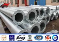 China Galvanization 12m 8KN Electrical Power Pole For Distribution Power Transmission for sale