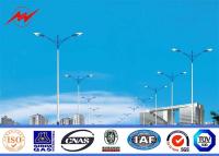 China 10m 3mm Wall Thickness Commercial Parking Light Poles For Street Lighting for sale