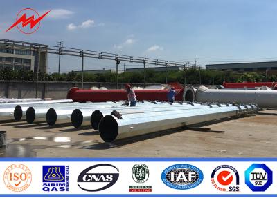 China 10 KV to 550 KV Electrical Power Pole with Hot Dip Galvanization and Polyester Powder Coating for sale