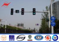 China 20 Years Warranty Driveway Light Poles Galvanised Steel Pole With 9m Cross Arm for sale