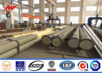 China 30M Ploygonal Metal Utility Poles High Voltage 132KV Transmisison Distribution Line for sale