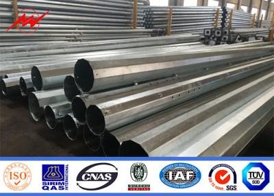 China Treated 35FT galvanized street light pole For Power Distribution for sale