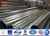 China Conical HDG 16m 12KN Steel Utility Pole for Power Transimission for sale