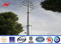 China S500MC Round / Conical Steel Utility Pole Anti - Corrosion France Standard for sale