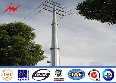 China S500MC Round / Conical Steel Utility Pole Anti - Corrosion France Standard for sale