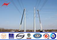 China Customizable Color For Powder Coated Electrical Power Pole For Power Transmission for sale