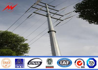 China 90FT Foundation Type 2 Segements Polygonal Pole Hot - Dip Galvanization for sale