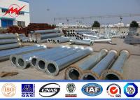 China Lattice Welded Steel Tubular Pole With Conductors 15m Q345 Hot Dip Galvanized Tubular for sale
