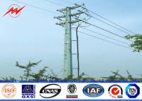 China 12 Sides 2.5KN Load 15m Galvanised Steel Poles Burial Type Galvanization Standard for sale