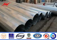 China ASTM A123 Outdoor Electric Steel Transmission Line Poles 1mm - 36mm Wall Thickness for sale