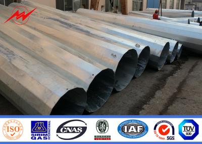 China ASTM A123 Outdoor Electric Steel Transmission Line Poles 1mm - 36mm Wall Thickness for sale
