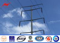 China 69 KV Transmission Line Steel Power Pole Gr50 4mm Thickness 355 Mpa Yield Strength for sale