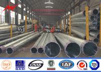 China 10MM Galvanized Distribution Metal Utility Poles 69kv Tranditional Philippines for sale