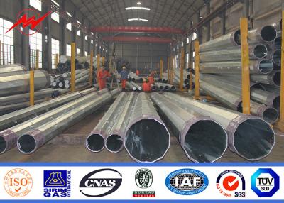 China 10MM Galvanized Distribution Metal Utility Poles 69kv Tranditional Philippines for sale