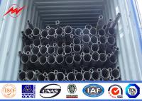 China 43m Steel Utility Poles Hot Dip Galvanized Electric Power Pole For Overhead Line for sale