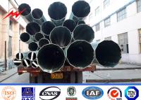 China Gr65 Dodecagonal Electric Tubular Steel Pole AWSD 1.1 Transmission Line Poles for sale