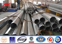China Galvanized Gr65 25m Steel Tubular Pole 3000 Dan Commercial Light Poles High Mast for sale