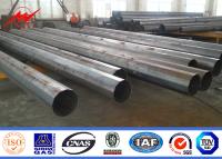 China Philippine NPC Electric Steel Tubular Floodlight Pole With Hot Dip Galvanization for sale