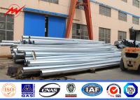 China Distribution Line Electrical Power Pole with ASTM A123 Galvanization Standard for sale