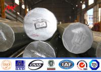 China Polygonal 110KV Costa Rica Galvanized Electric Transmission Line Poles Q345 for sale