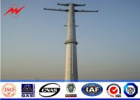 China 27M - 35M Transmission Electric Power Pole Monopoles Line GR65 Steel Material for sale