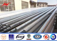 China 15M Bitumen Burial Type Galvanised Steel Tubular Pole For Transmission Poles for sale