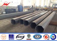 China 70ft Typed 69kv Steel Tubular Pole Tapered Galvanised Power Transmission line for sale