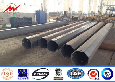 China 70ft Typed 69kv Steel Tubular Pole Tapered Galvanised Power Transmission line for sale