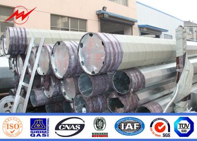 China Polygonal 11.8m 1600 Dan Electrical Power Pole For Transmission Line Project for sale