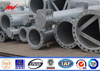 China 220KV 12.8m 12 KN Electrical Power Pole , Durable Transmission Line Poles for sale