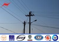 China 10kv - 550kv Electrical 500Dan Steel Tubular Pole For 11kv Transmission Power Line for sale