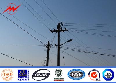 China 10kv - 550kv Electrical 500Dan Steel Tubular Pole For 11kv Transmission Power Line for sale