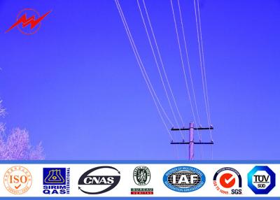 China 45FT 50FT HT Type NGCP Utility Power Poles , Electricity Distribution Steel Tubular Pole for sale