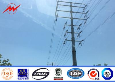 China 8 Sided Shape 10m 5 KN Load Galvanized Steel Pole With Galvanization ISO 9001 Standard for sale