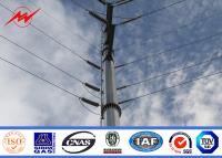 China Galvanised Utility Steel Tubular Pole For Electrical Power Transmission Line Project for sale
