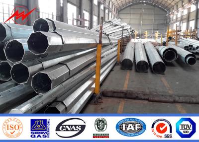 China 110KV 132 KV 220KV 550KV Octagonal Steel Tubular Pole With Bitumen Surface Treatment for sale