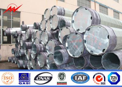 China 110KV 132 KV 220KV 550KV Galvanized Steel Pole Electrical Transmission Lines for sale